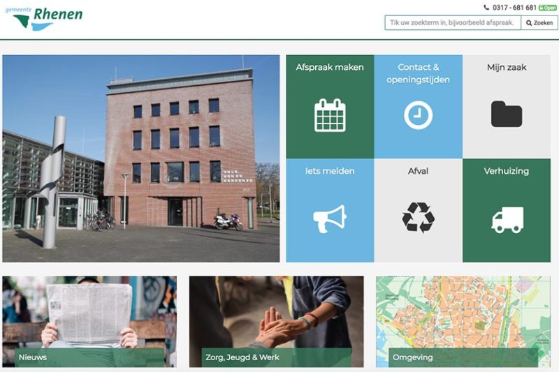 Nieuwe website Gemeente Rhenen – Grebbekrant